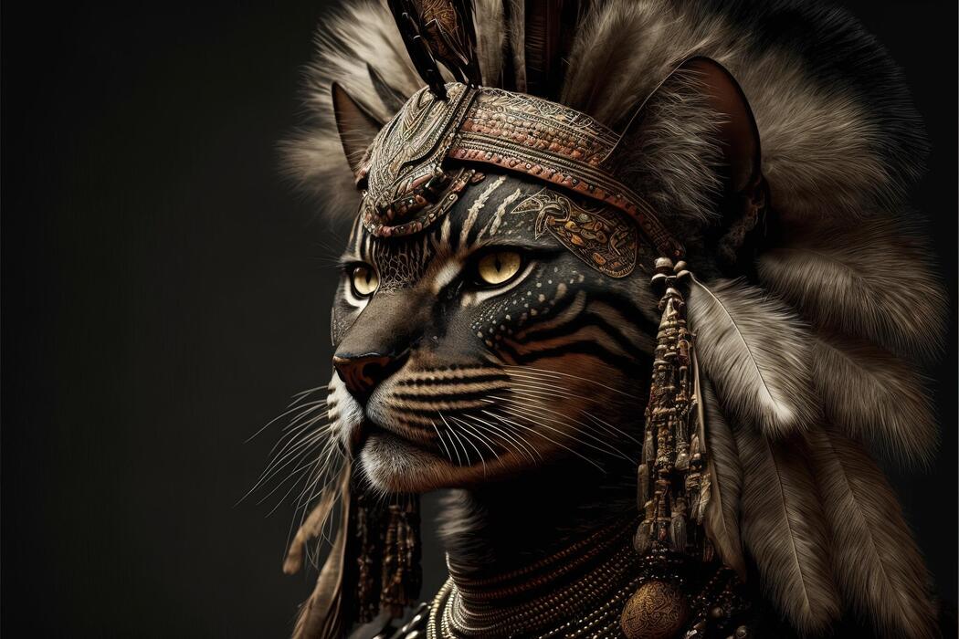 Tribal Cat Stock Photos, Images and Backgrounds for Free Download