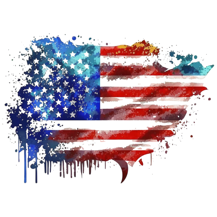 Distressed American Flag PNGs for Free Download
