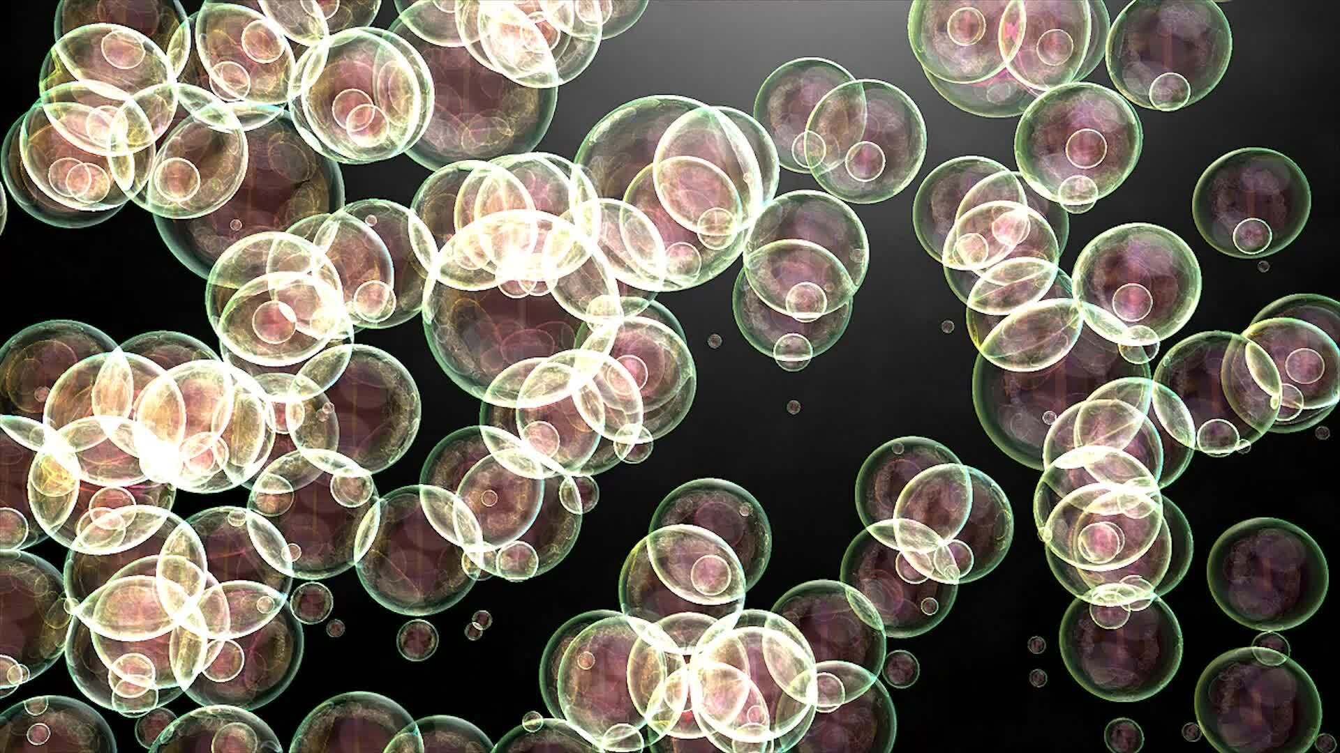 Soap bubbles animation, backgorund, water, blow, floating. 23958802 Stock Video at Vecteezy