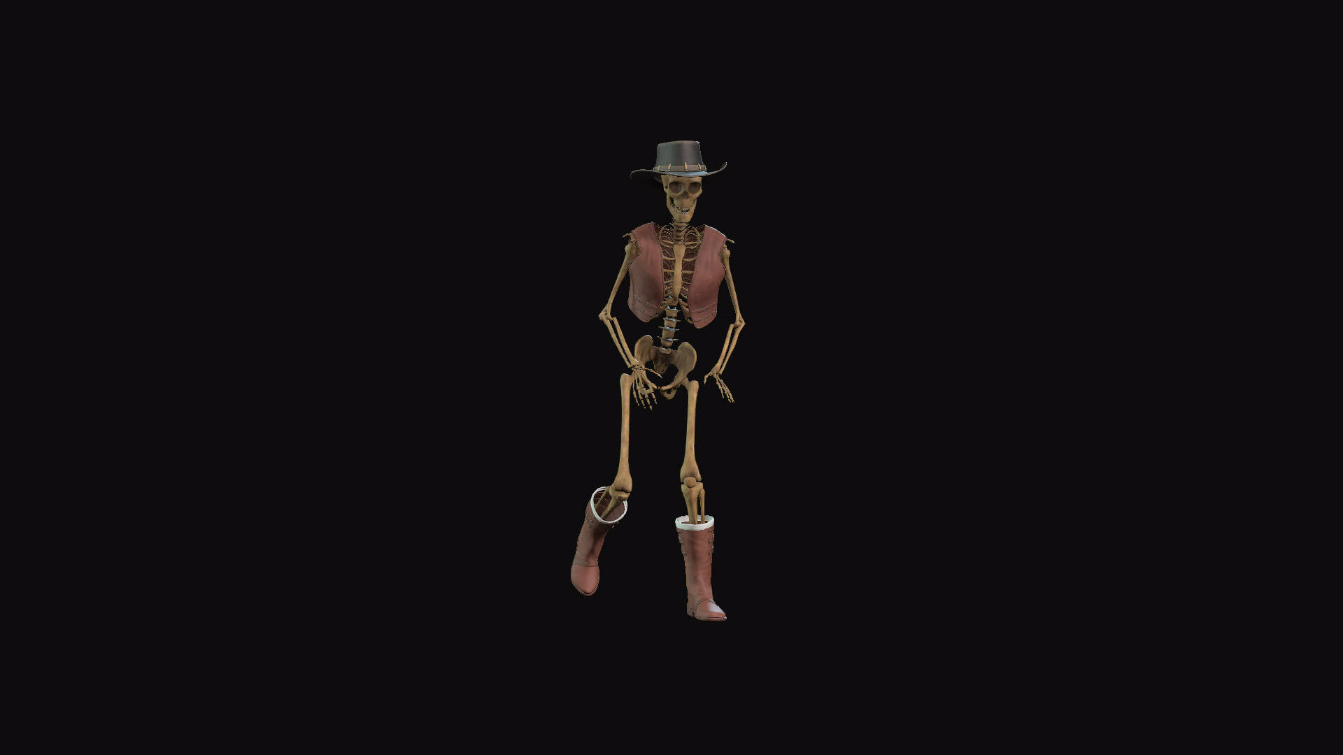 Skeleton Dance Animation 23959139 Stock Video at Vecteezy