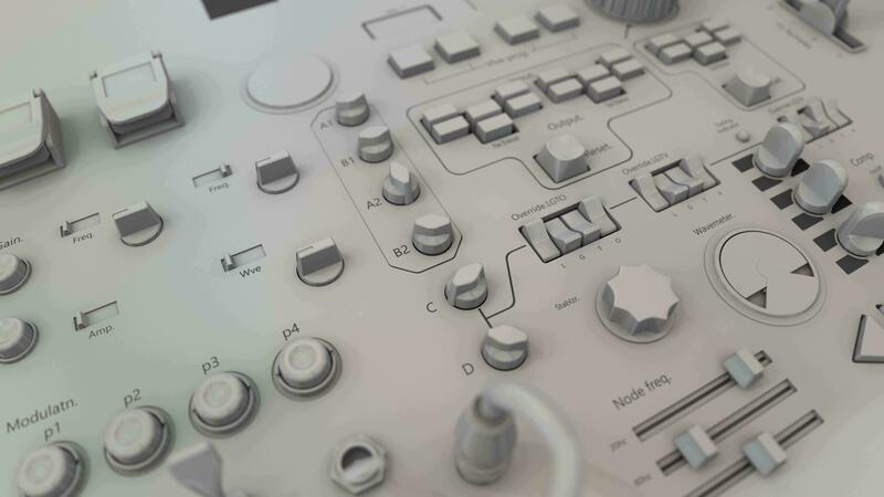 Analog button and switches dashboard, control panel. 23959668 Stock Video at Vecteezy