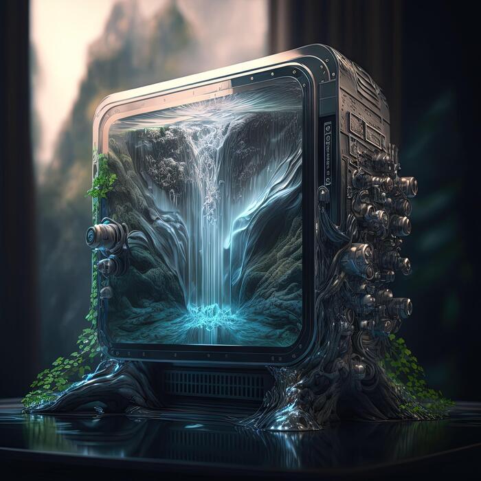 Futuristic Computer Stock Photos, Images and Backgrounds for Free Download