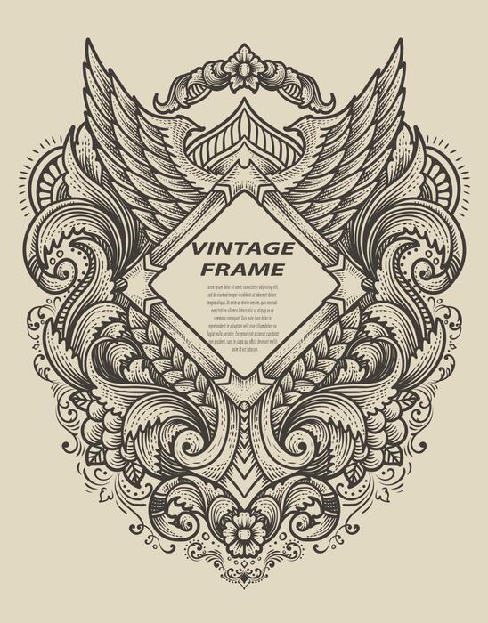 Vintage Line Drawing Vector Art, Icons, and Graphics for Free Download