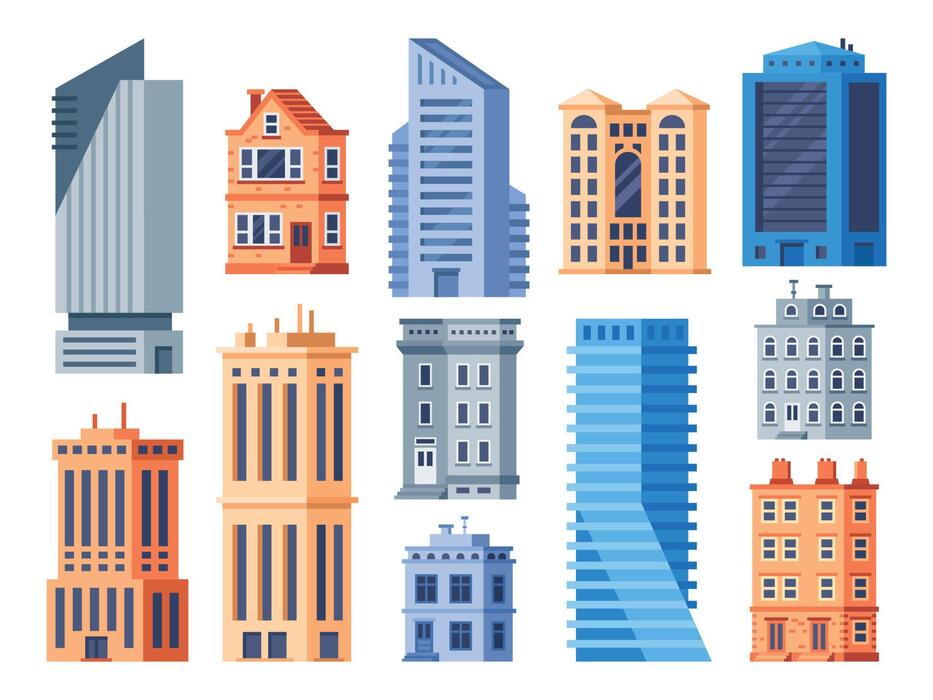 City Buildings Vector Art, Icons, and Graphics for Free Download