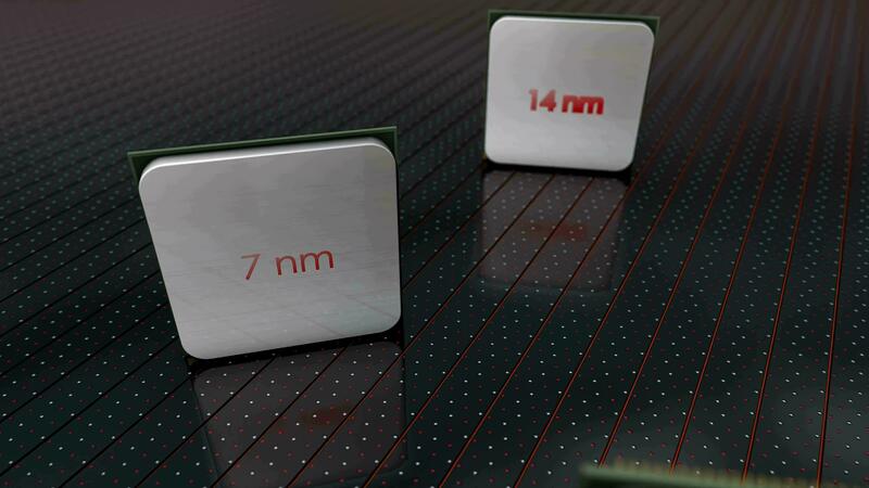 Computer CPU process node technology. 23982314 Stock Video at Vecteezy