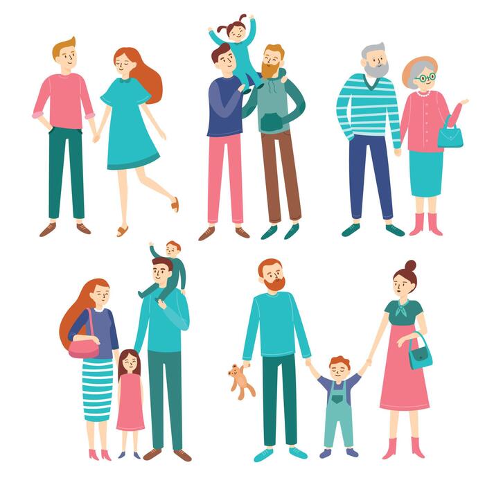 Family Clipart Vector Art, Icons, and Graphics for Free Download