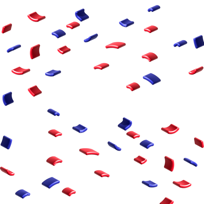 Red And Blue Confetti PNGs for Free Download