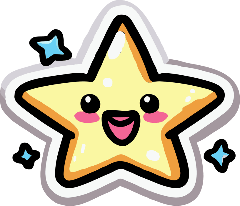 Star Stickers Png Graphic Clipart Design 24045586 PNG, 42% OFF