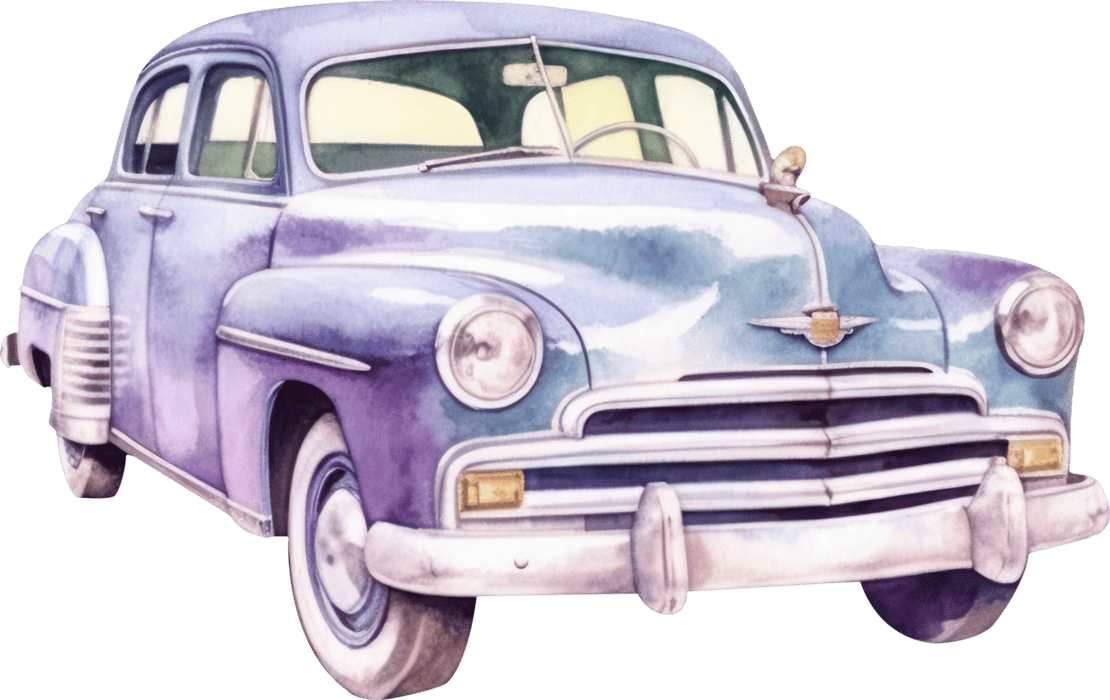 Watercolor Car PNGs for Free Download