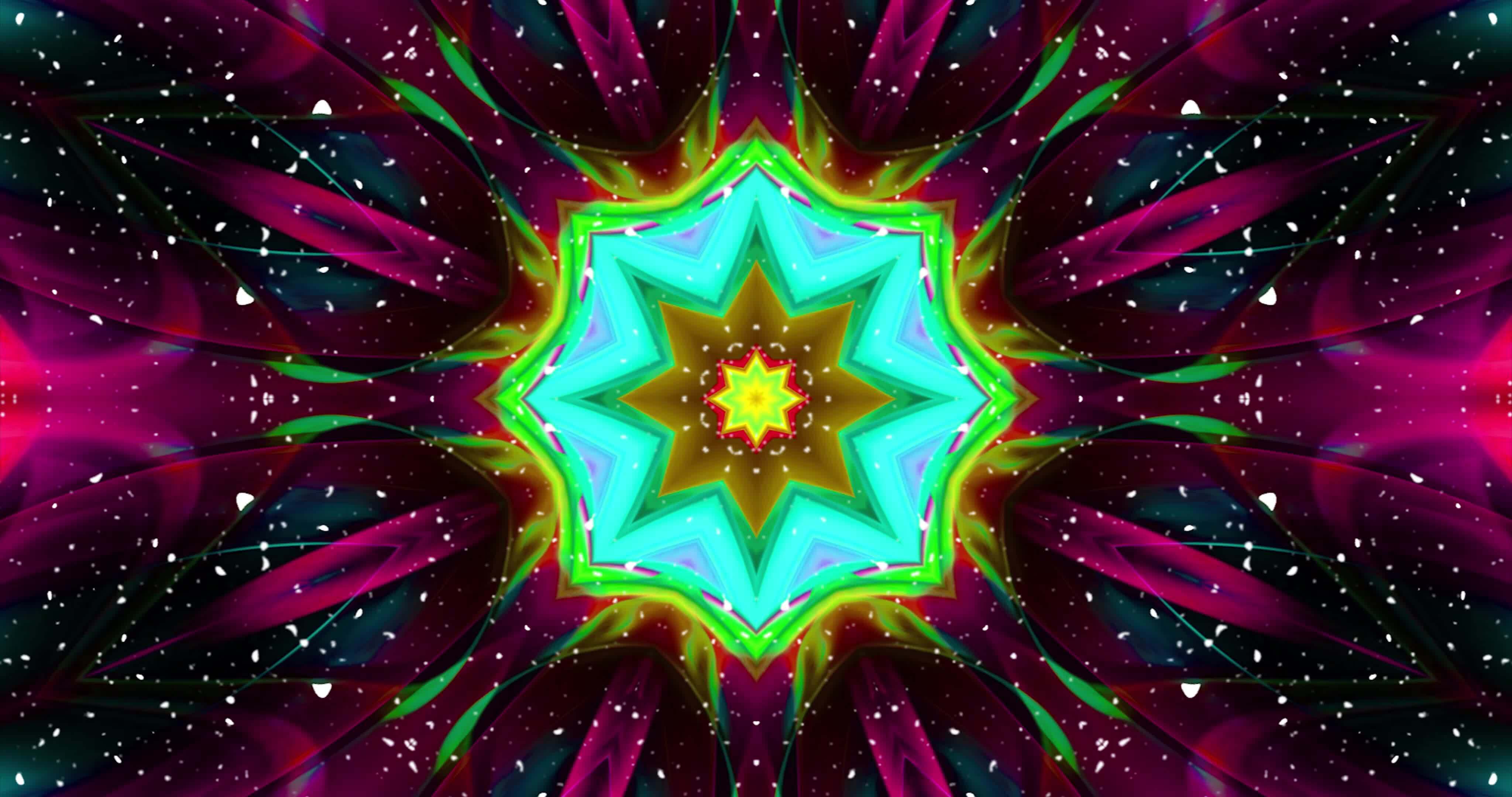 Kaleidoscope Animation Abstract Gradient Motion Graphicgeometric Background Moviecolorful