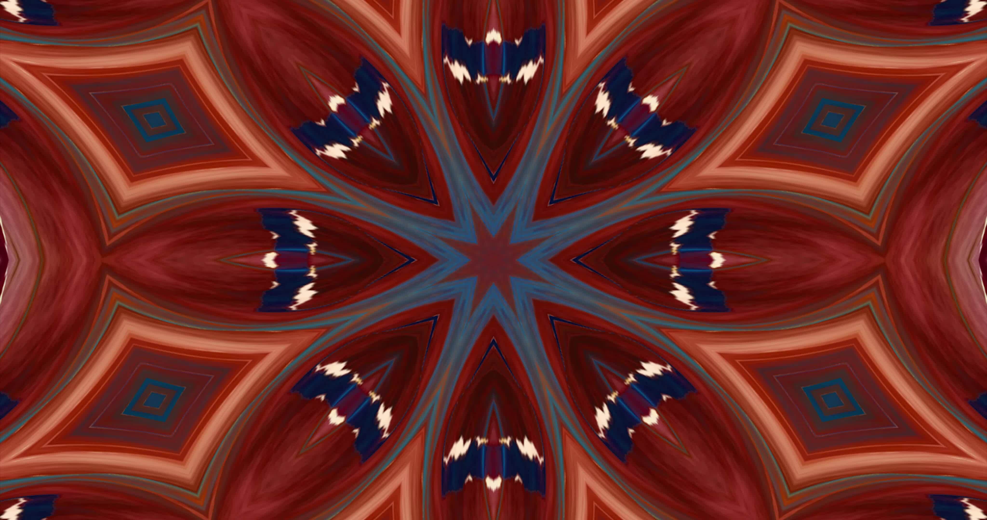 Kaleidoscope Animation Abstract Gradient Motion Graphicgeometric Background Moviecolorful