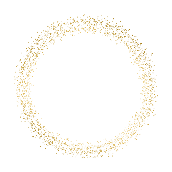 Gold Glitter Circle PNGs for Free Download