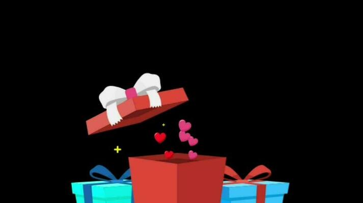 Gift Box Opening Animation Stock Video Footage for Free Download