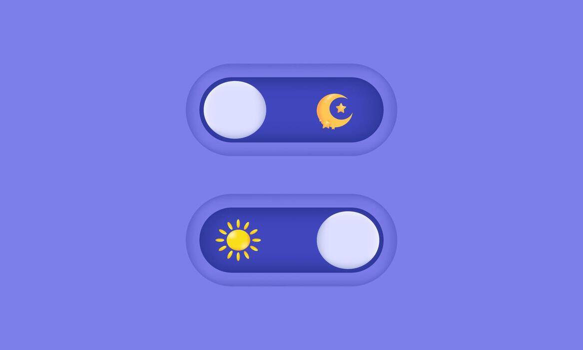 Dark Mode Button Vector Art Icons And Graphics For Free Download