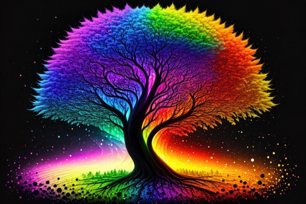 Rainbow Tree Stock Photos, Images and Backgrounds for Free Download