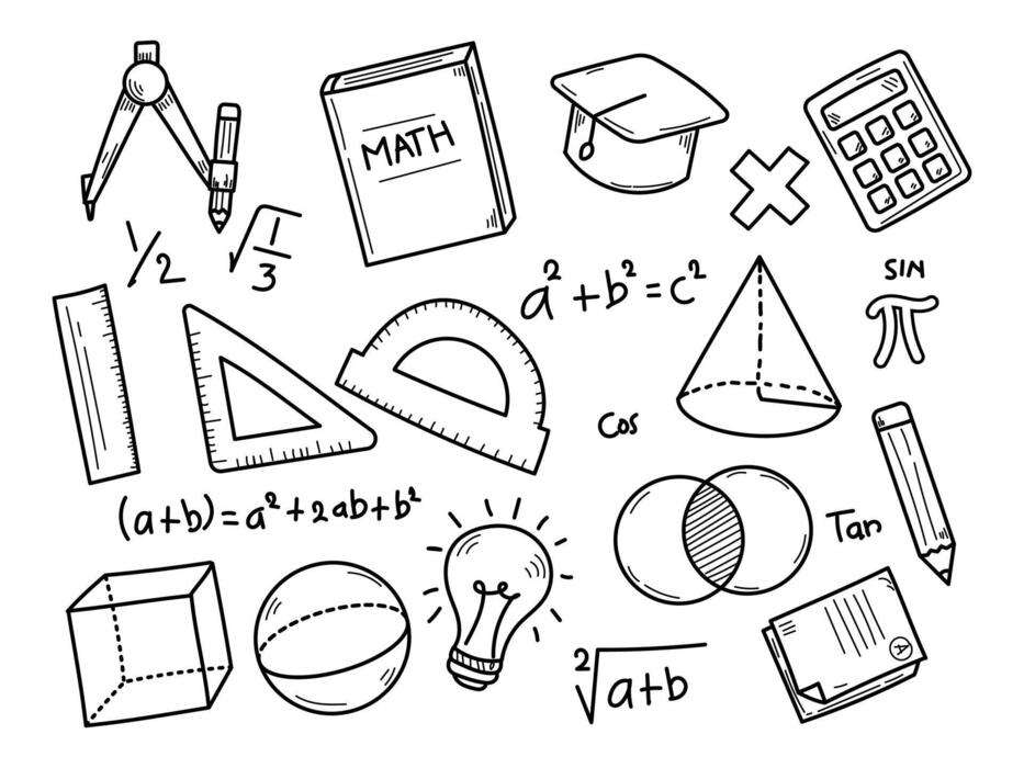 Math Doodle Vector Art, Icons, and Graphics for Free Download