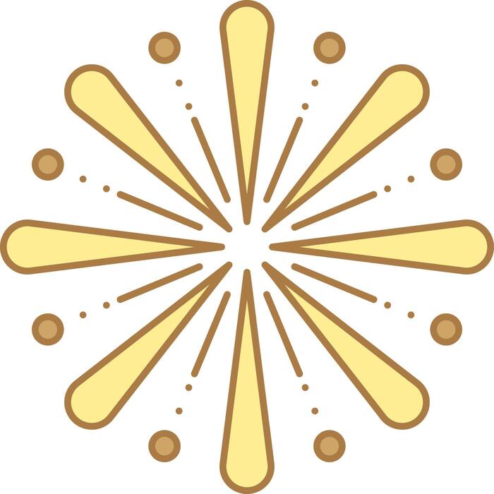 Yellow Fireworks Vector Art, Icons, and Graphics for Free Download