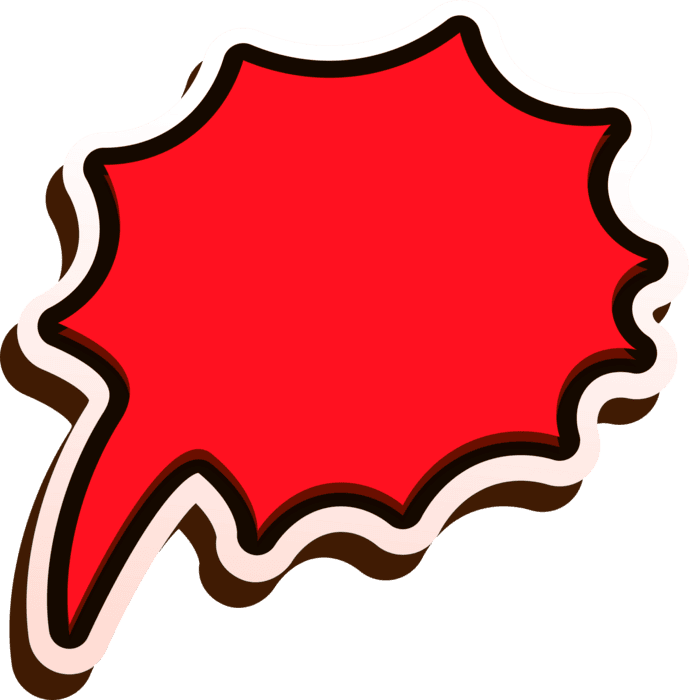 Pop Art Speech Bubble PNGs for Free Download