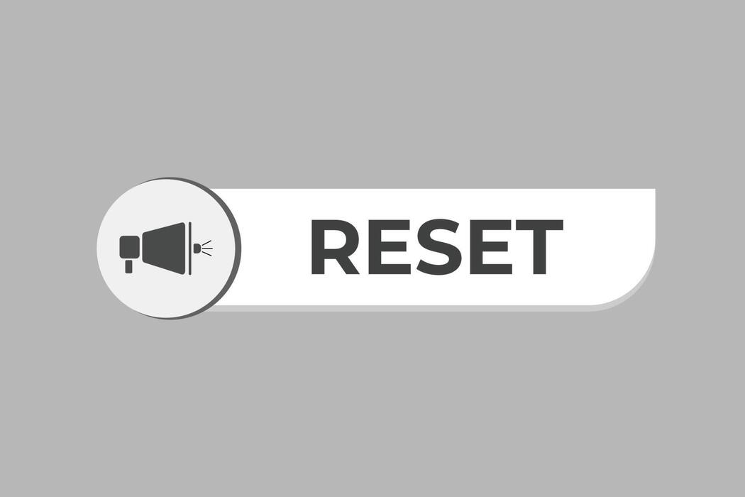 Reset Button Vector Art, Icons, and Graphics for Free Download