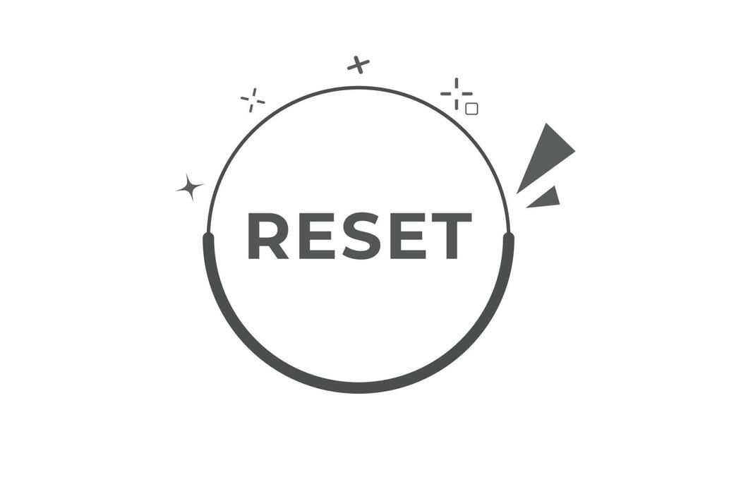 Reset Button Vector Art, Icons, and Graphics for Free Download
