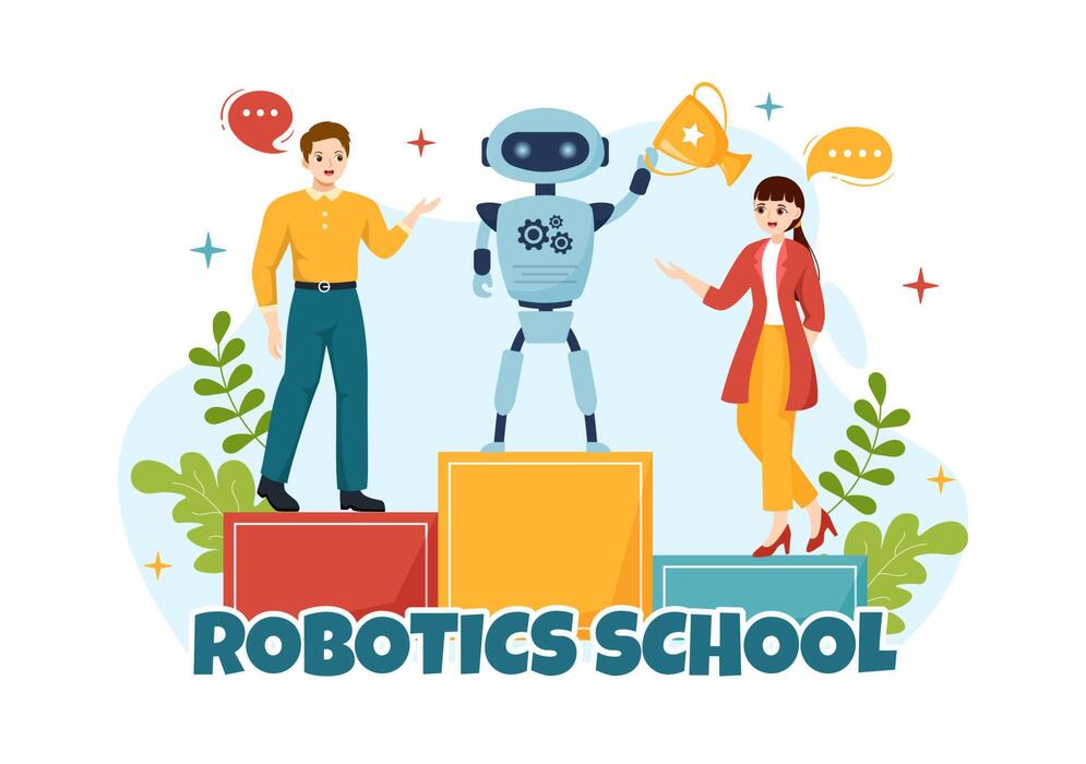 Robotics Poster Vector Art, Icons, and Graphics for Free Download