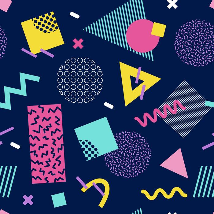 80s Pattern Vector Art, Icons, and Graphics for Free Download