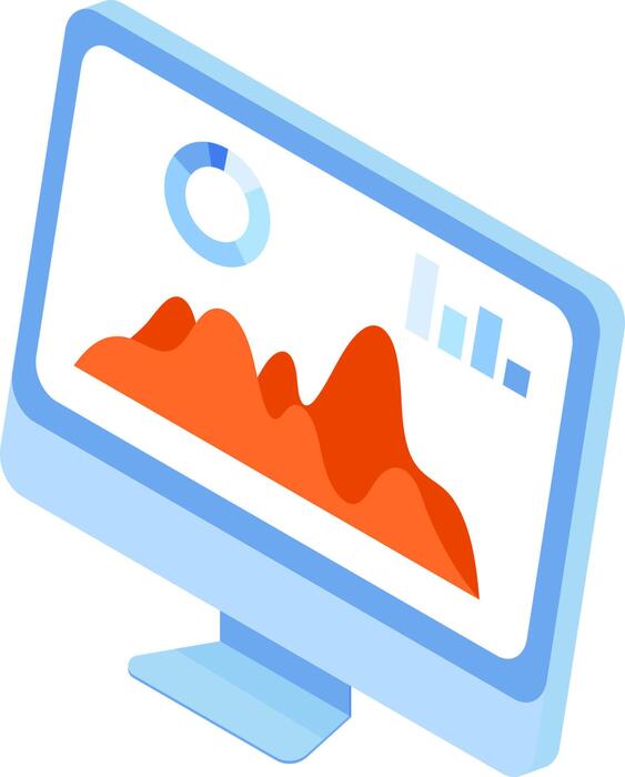 Computer Monitoring Vector Art, Icons, and Graphics for Free Download