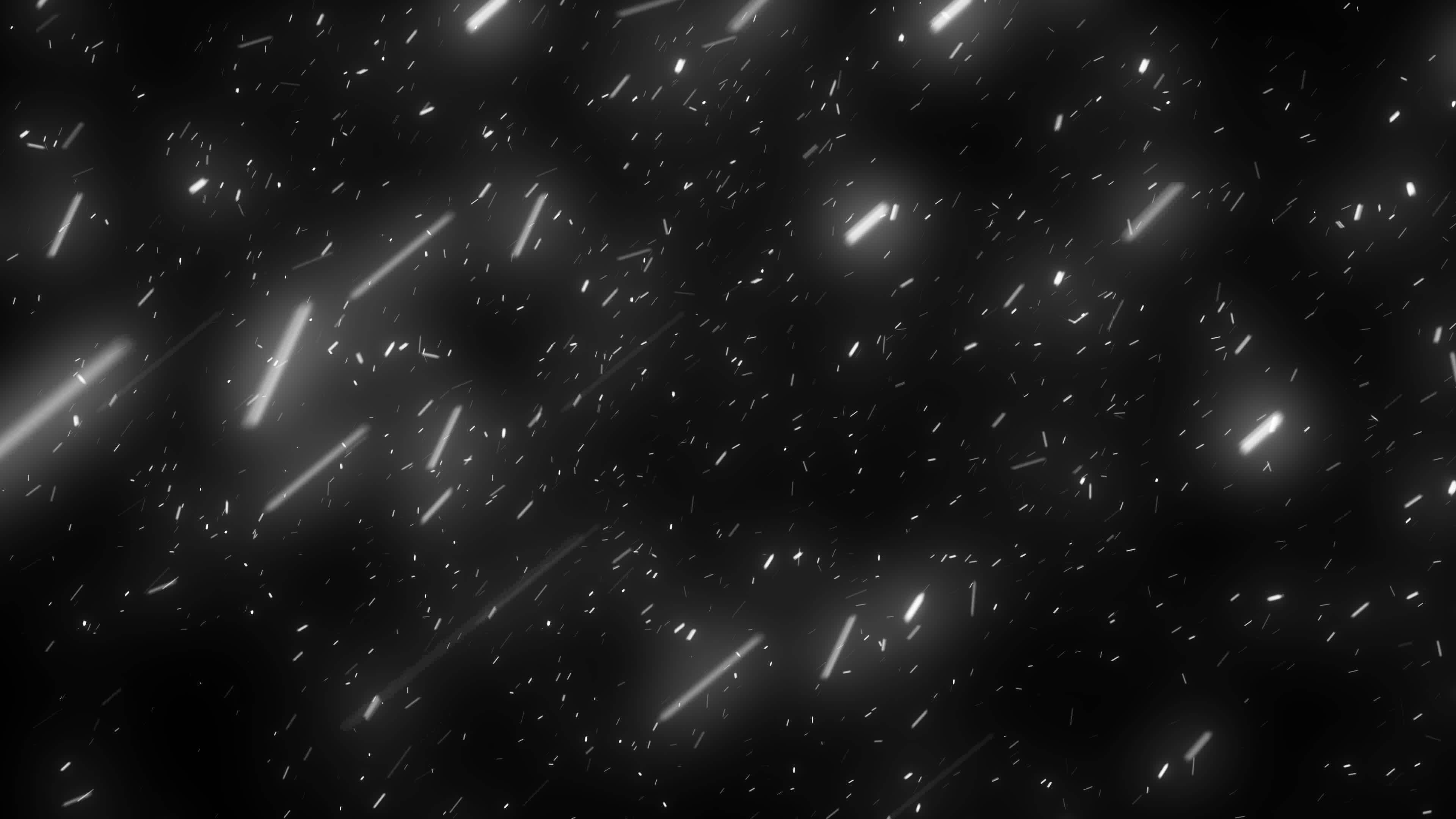 An Overlay for a falling Snow Effect snowflake loop Animation video ...