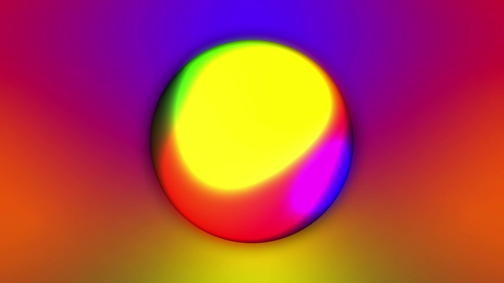 Rainbow Sphere Stock Video Footage for Free Download