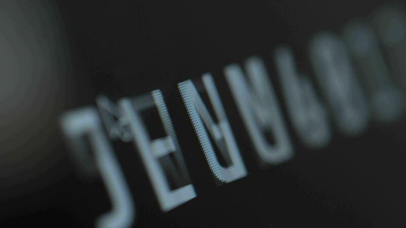 Password Cracking Concept. Running Process of the Password Crack. Computer Screen Closeup ...