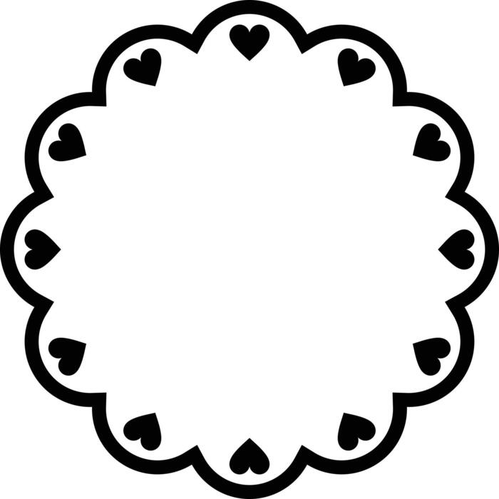 Scalloped Circle Vector Art, Icons, and Graphics for Free Download