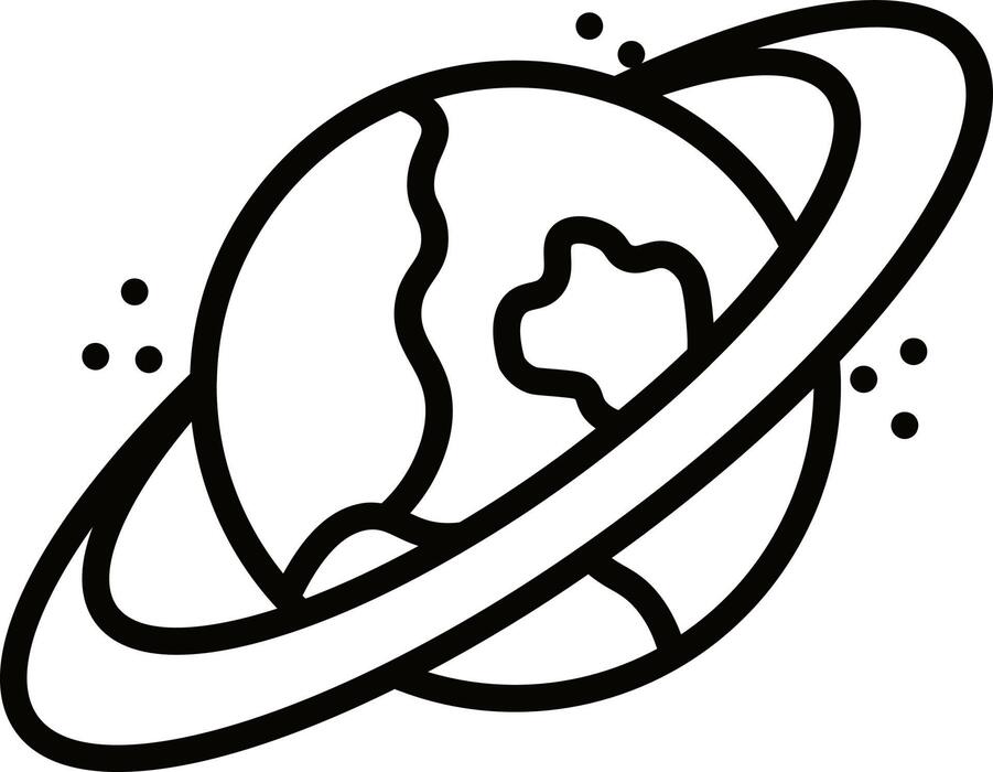Planet Outline Vector Art Icons And Graphics For Free Download