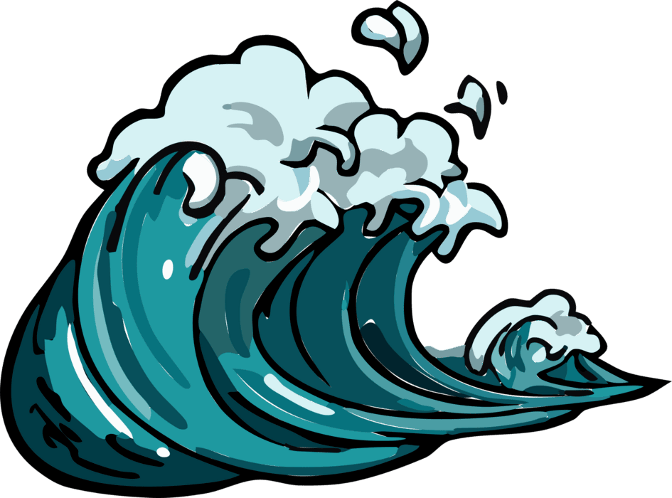 Wave Cartoon PNGs for Free Download