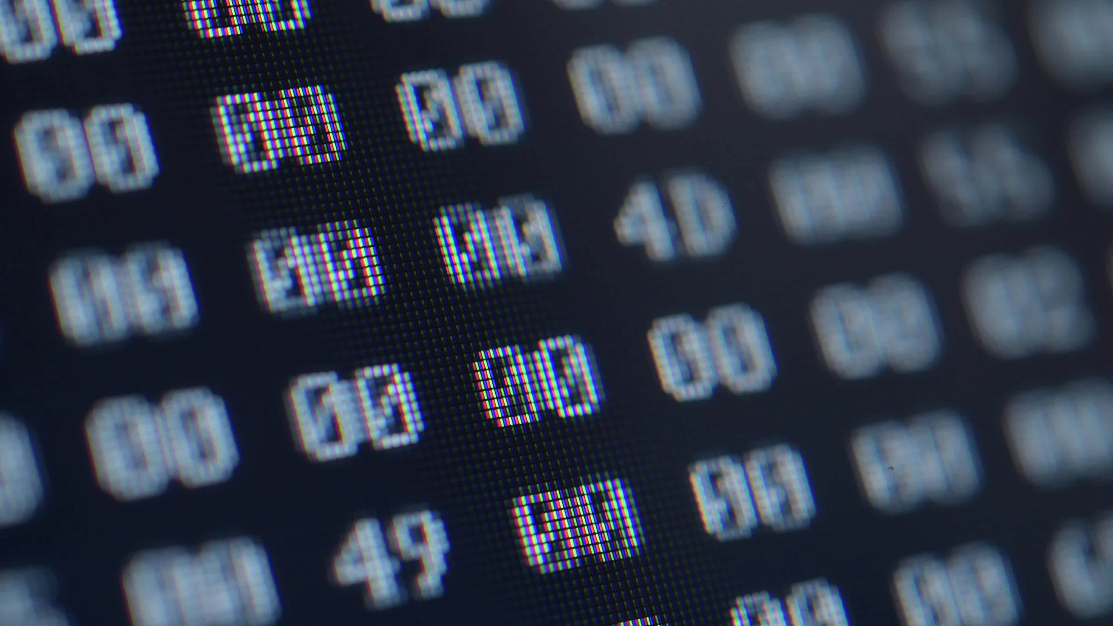 Cracking Passwords Concept Video Running Algorithm Numbers On The Computer Screen 24302406