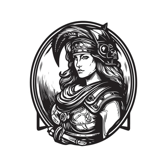 Female Warrior Vector Art, Icons, and Graphics for Free Download