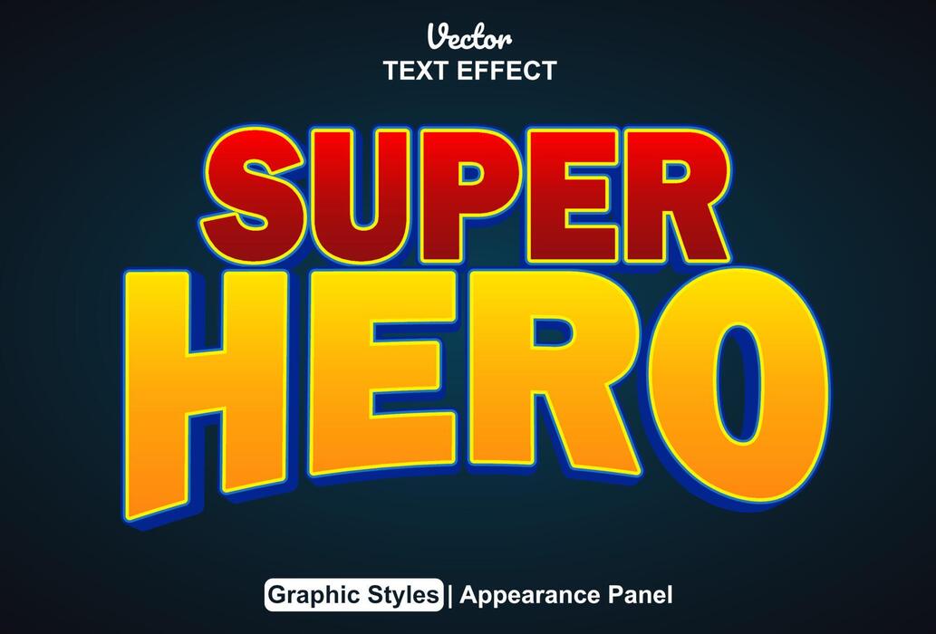 Superhero Words Vector Art, Icons, and Graphics for Free Download