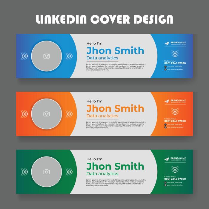Linkedin Cover Vector Art, Icons, and Graphics for Free Download