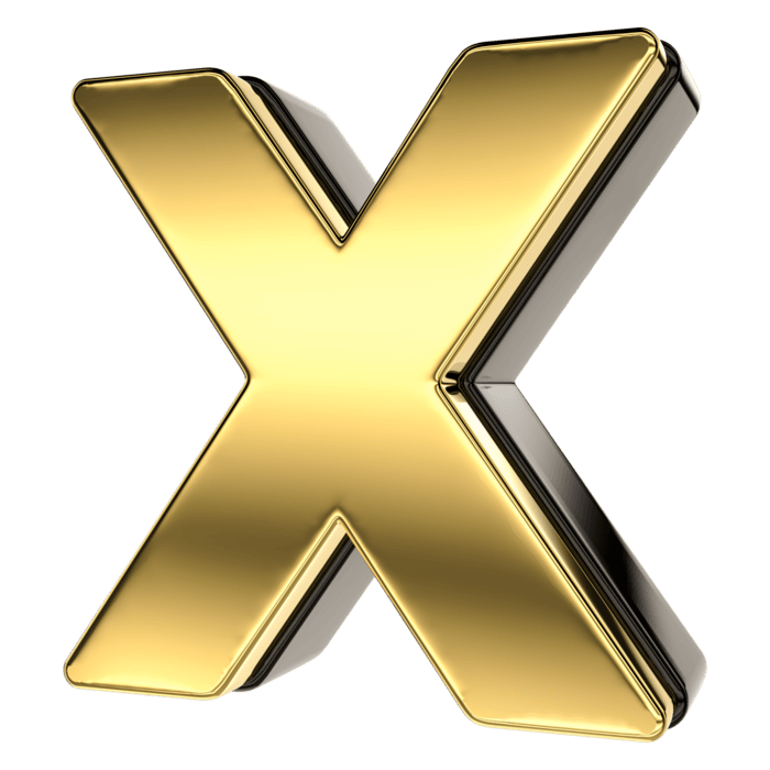 Letter X PNGs for Free Download