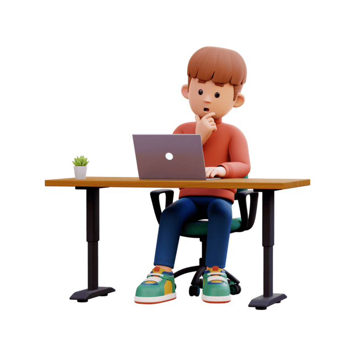 Person Using Computer PNGs for Free Download