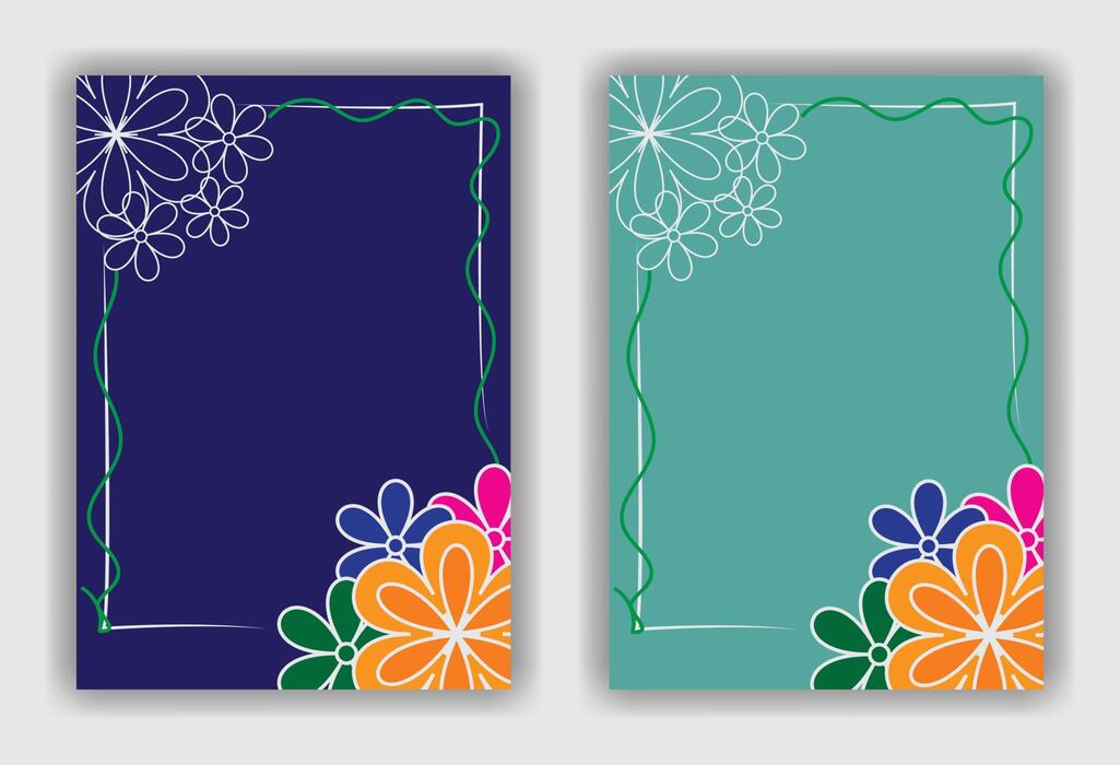 Floral Cover Page Vector Art, Icons, and Graphics for Free Download