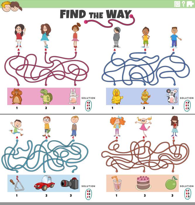Children Line Drawing Vector Art, Icons, and Graphics for Free Download