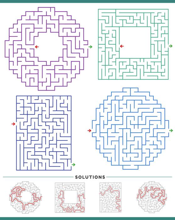 Maze Vector Art, Icons, and Graphics for Free Download