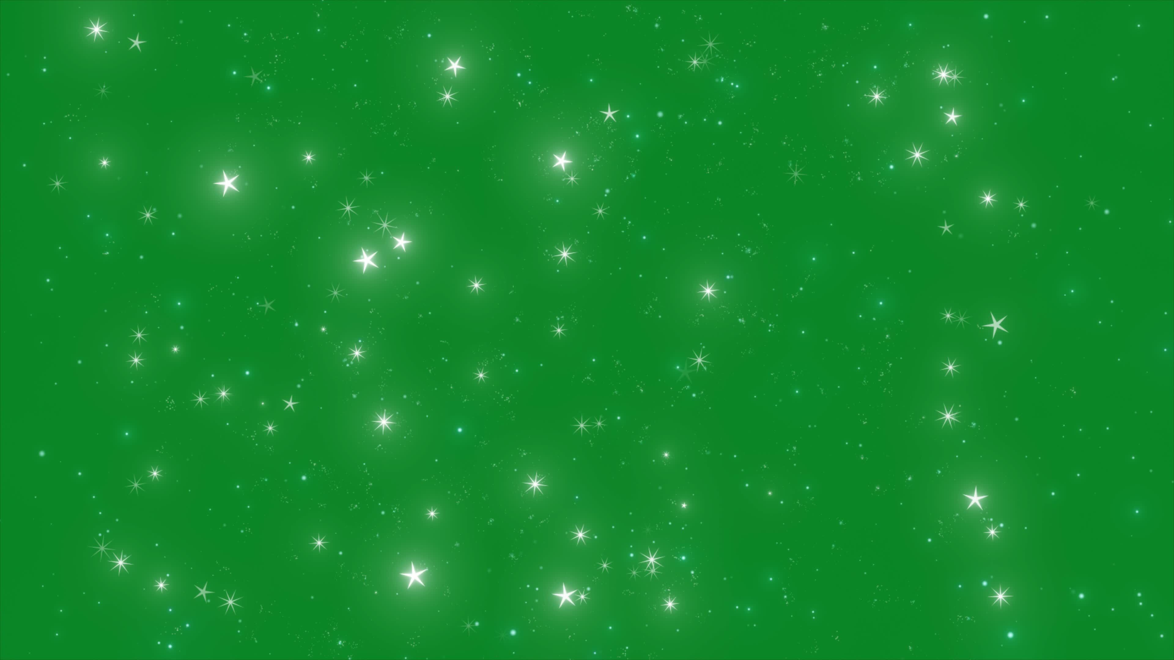 Glitter Magical Stars Falling On Green Screen Background. Shining Stars ... Glitter Magical Stars Falling On Green Screen Background. Shining Stars ...