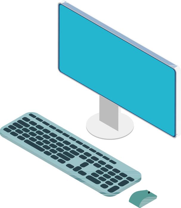 Computer 3d Vector Art, Icons, and Graphics for Free Download