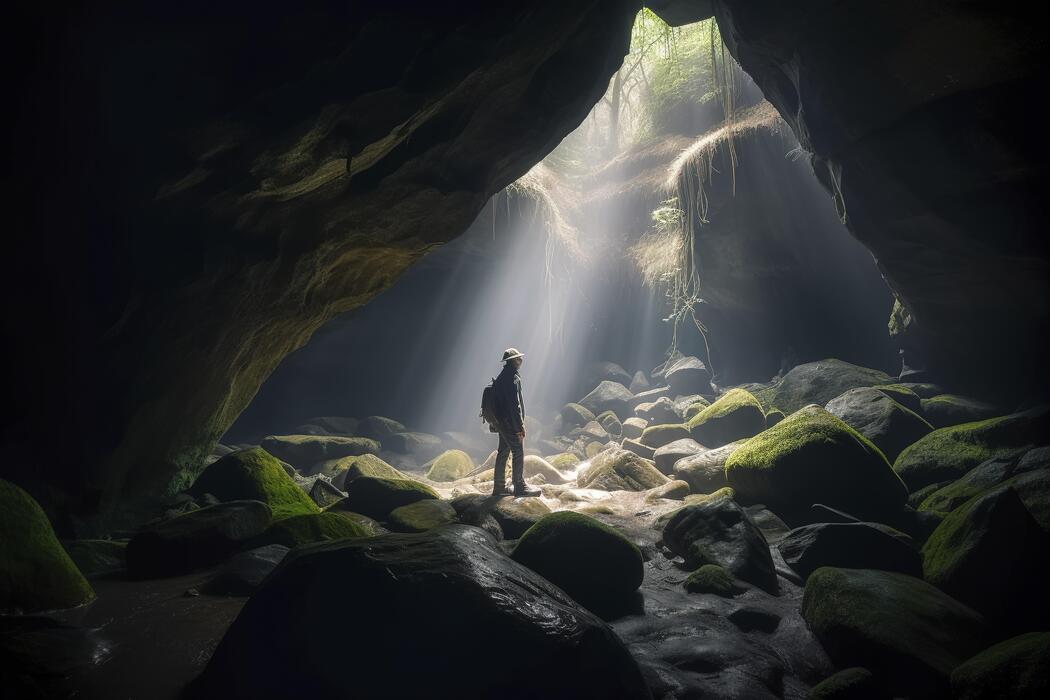 Forest Cave Stock Photos, Images and Backgrounds for Free Download