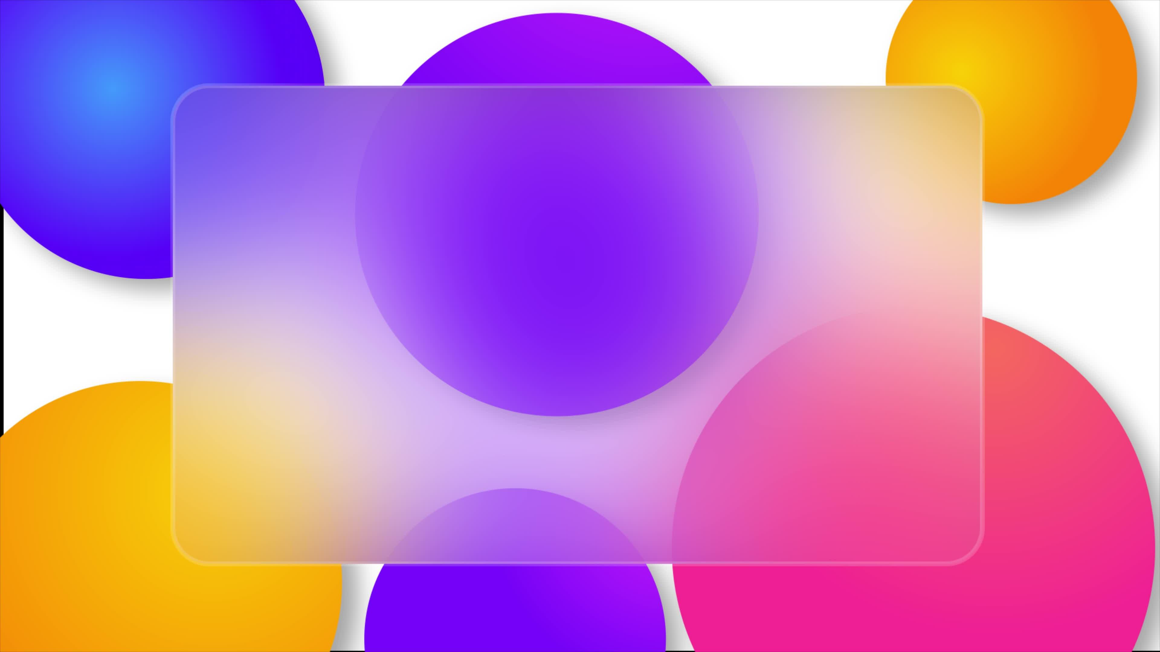 Animated multicolor rectangular shaped glass morphism background ...