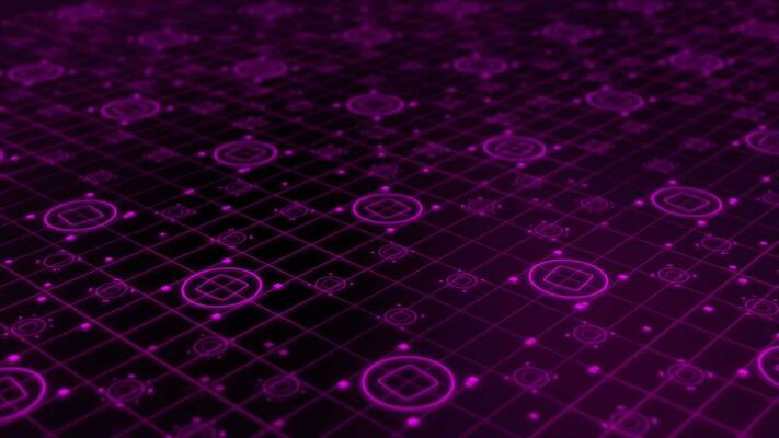 Technology Background Purple Stock Video Footage for Free Download