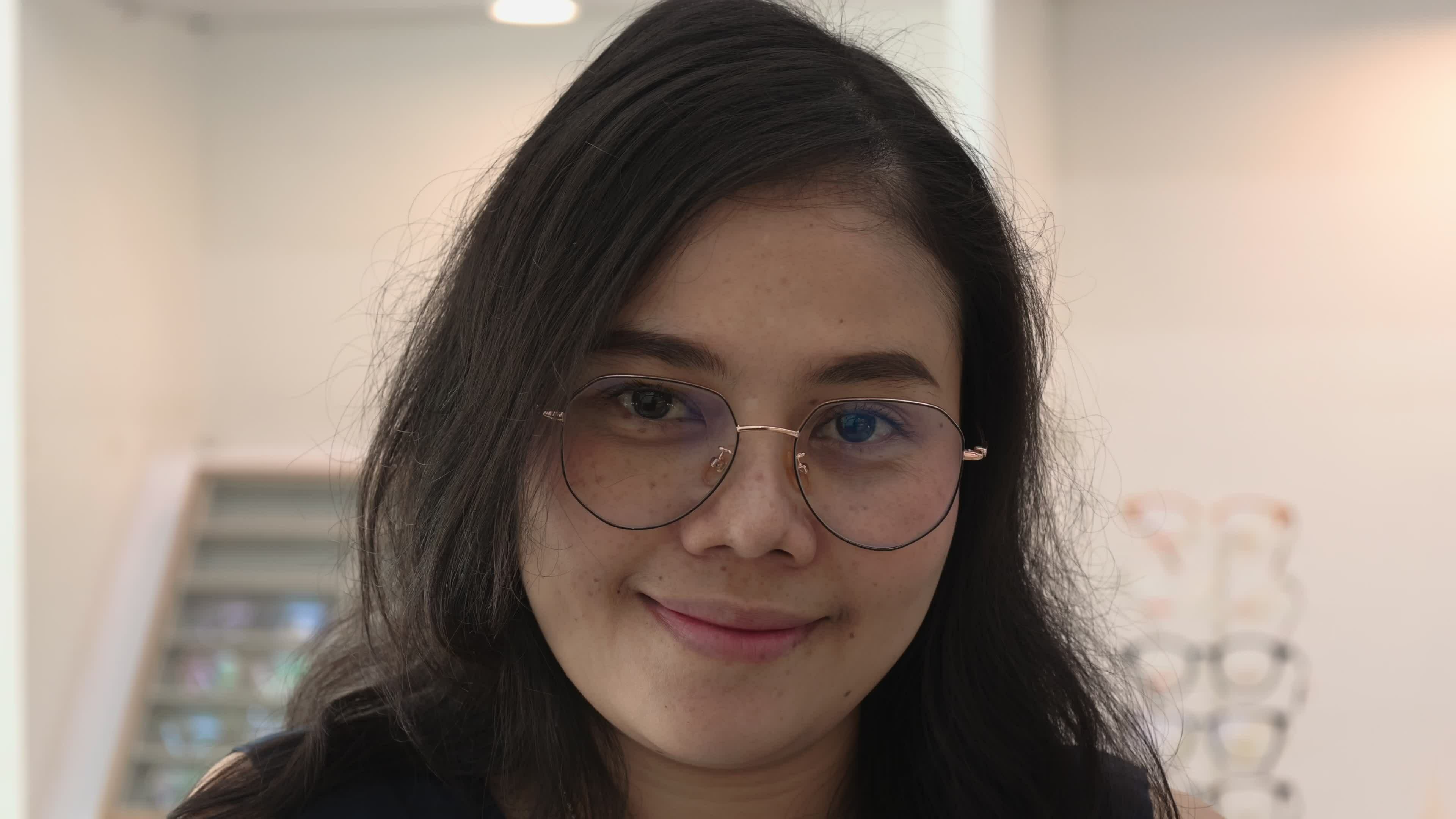 People, women wearing glasses, woman glasses in eyeglasses store 24491598 Stock Video at Vecteezy