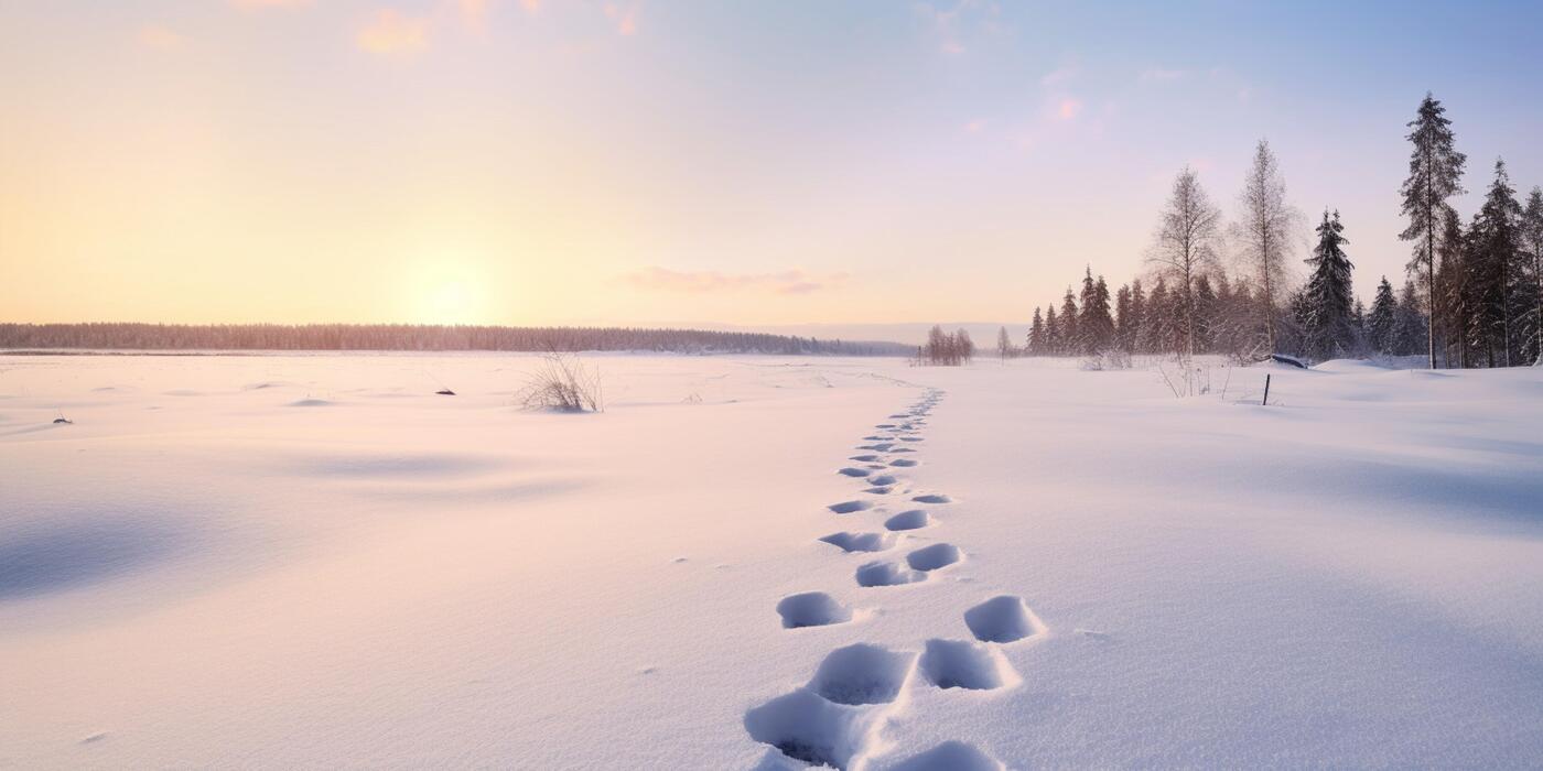 Footprints In Snow Stock Photos, Images and Backgrounds for Free Download