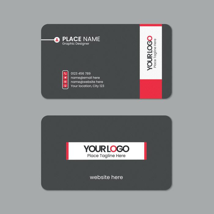 Page 8 | Vertical Business Card Mockup Vector Art, Icons, and Graphics ...